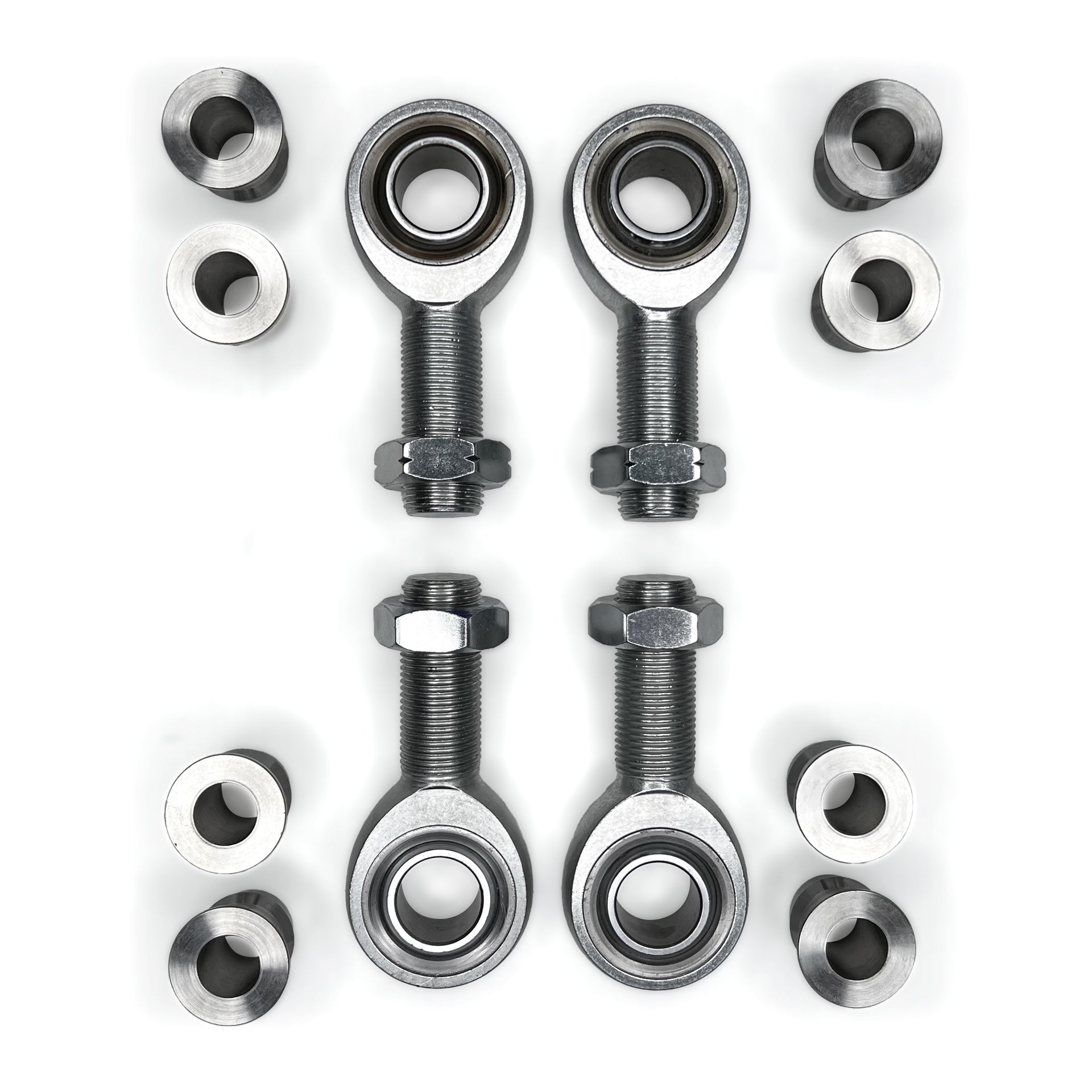 4-pack 7/8" x 7/8" Rod Ends with Jam Nuts & Misalignments – Hammer Down ...
