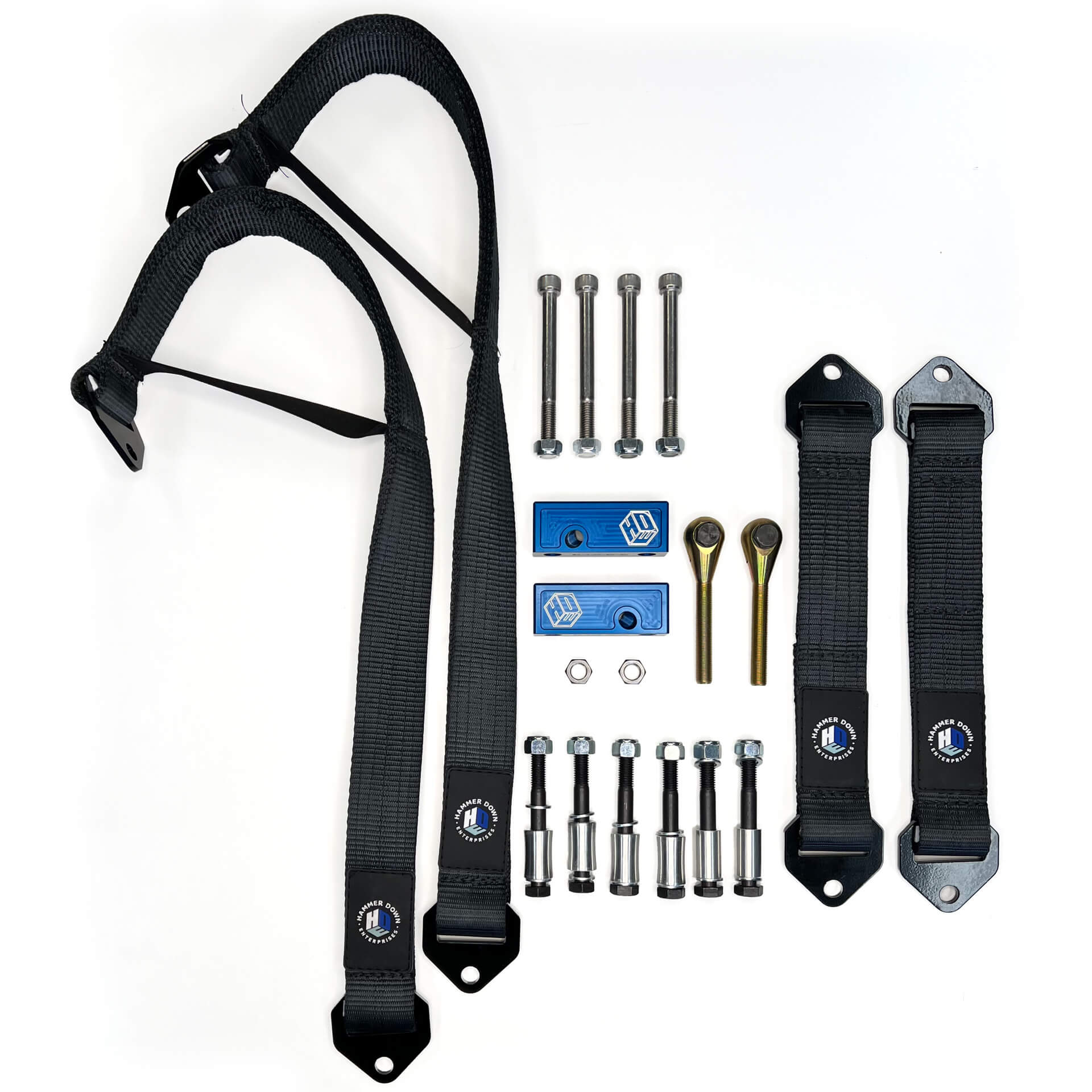 HDE Can-Am X3 72" Front & Rear Limit Strap Kit – Hammer Down Enterprises